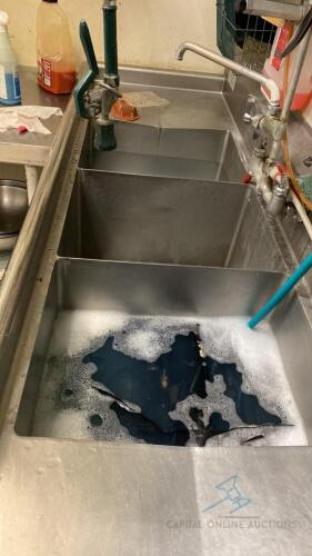 Duke Three Compartment Sink