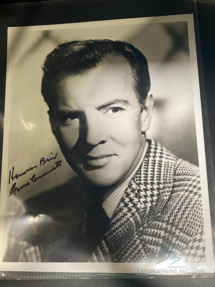 Bruce Bennett signed photo