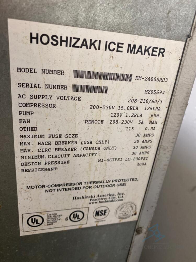 Hoshizaki Ice Maker, Head Unit Only