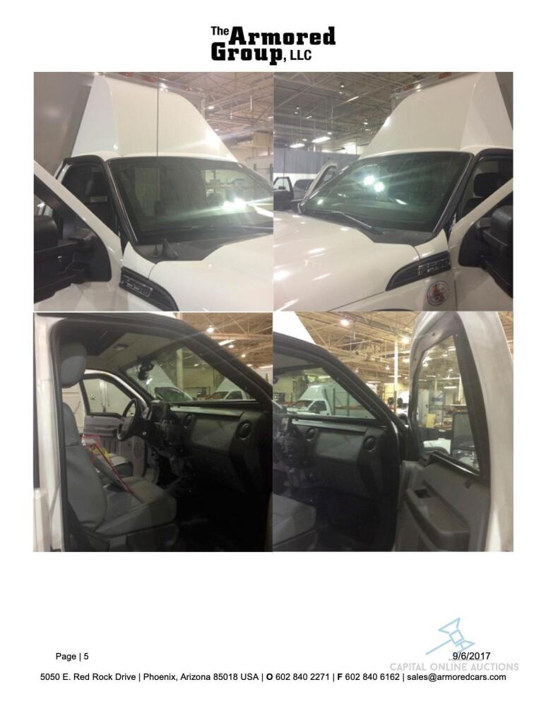 2013 Cash in Transit F550 Fully Armored Box Truck