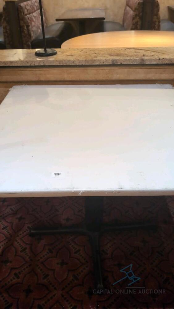 (9) 36x36 Square Tables