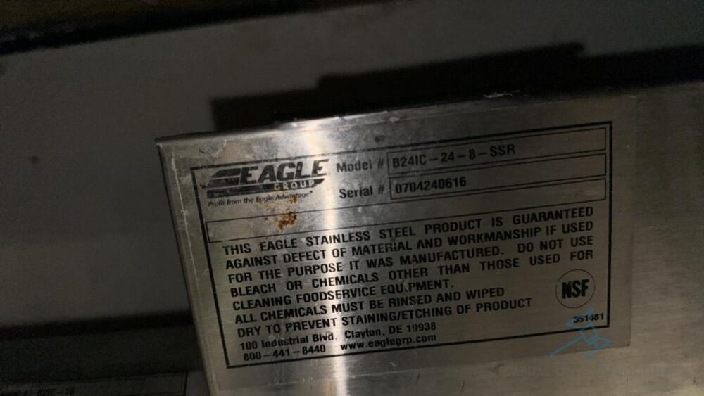 Eagle cold plate ice bin with soda gun