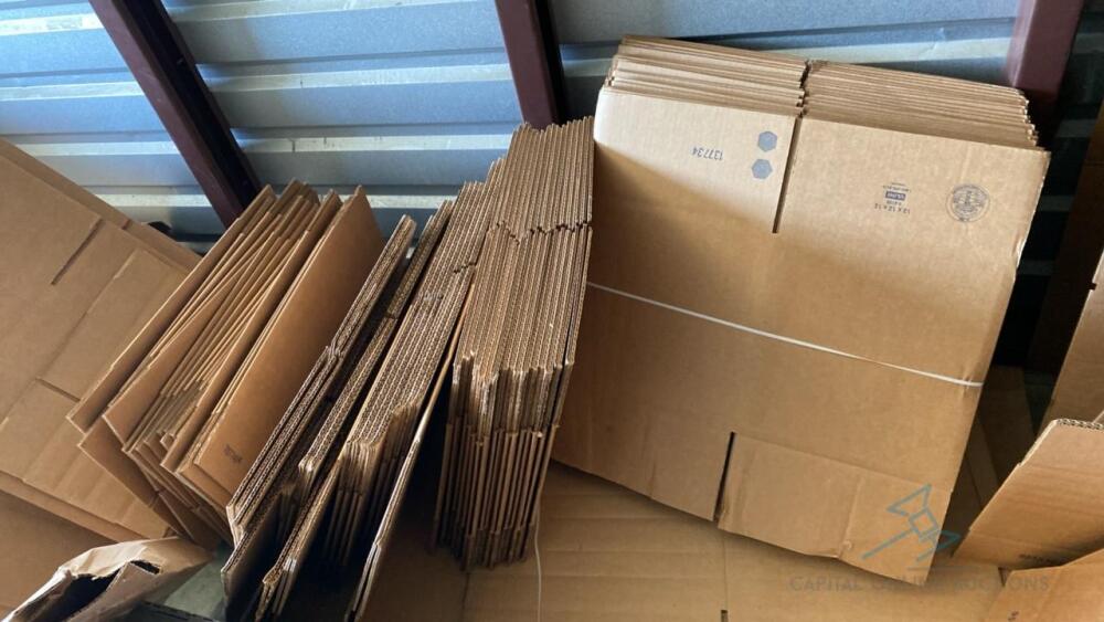 Large Lot of Cardboard Boxes
