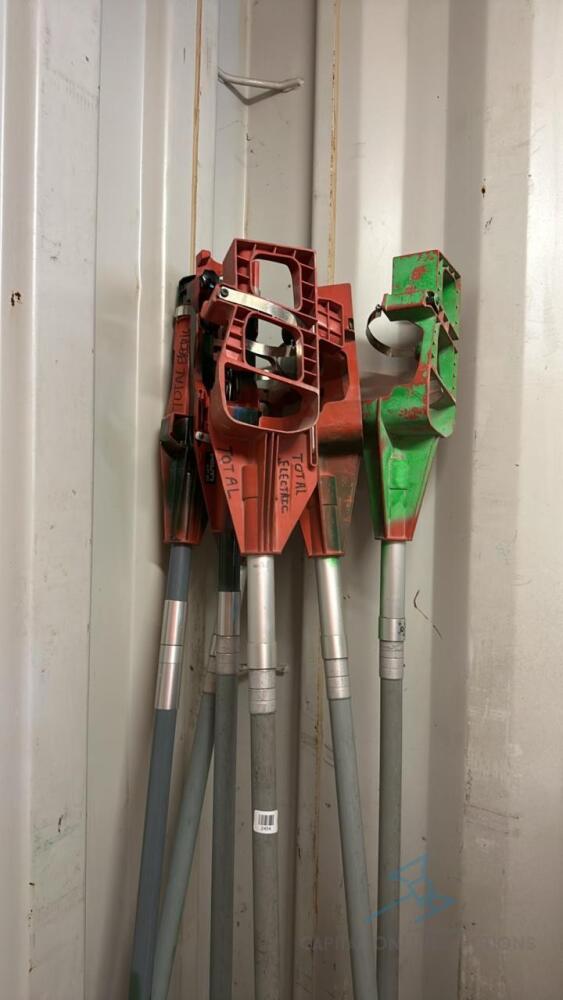 (6) Hilti gas shotgun poles