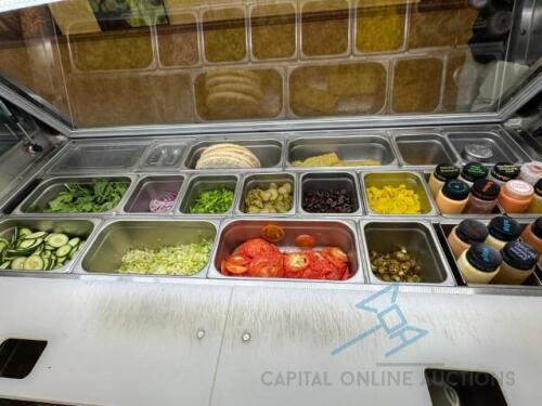 Duke refrigerated sandwich table