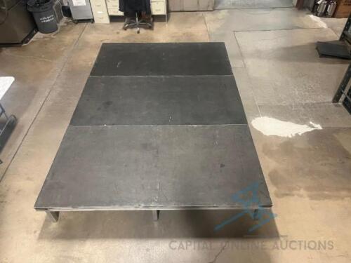 (3) Wenger Versalite 8x4' stage sections