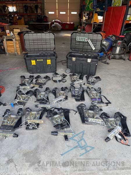 Laser Pro system with 15 vests