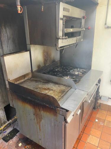 Vulcan Stove with Cheese Melter and Griddle