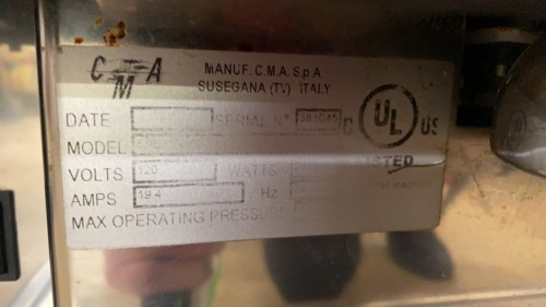 CMA Espresso Machine